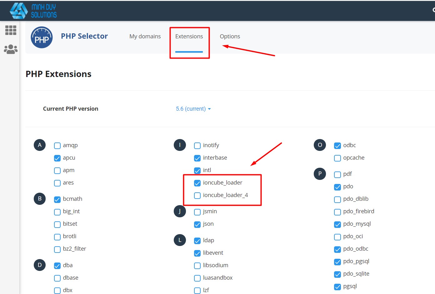 Hướng dẫn bật Ioncube trong hosting cPanel - Wiki Minh Duy Solutions