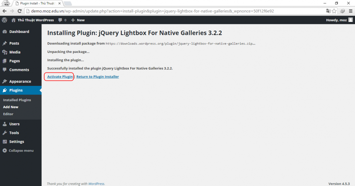 Hướng dẫn jQuery Lightbox For Native Galleries - Wiki Minh Duy Solutions