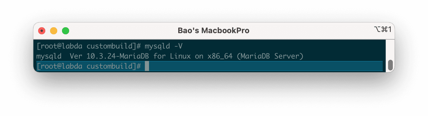 Nâng cấp MariaDB trên DirectAdmin với CustomBuild 2.0 - Wiki Minh Duy Solutions